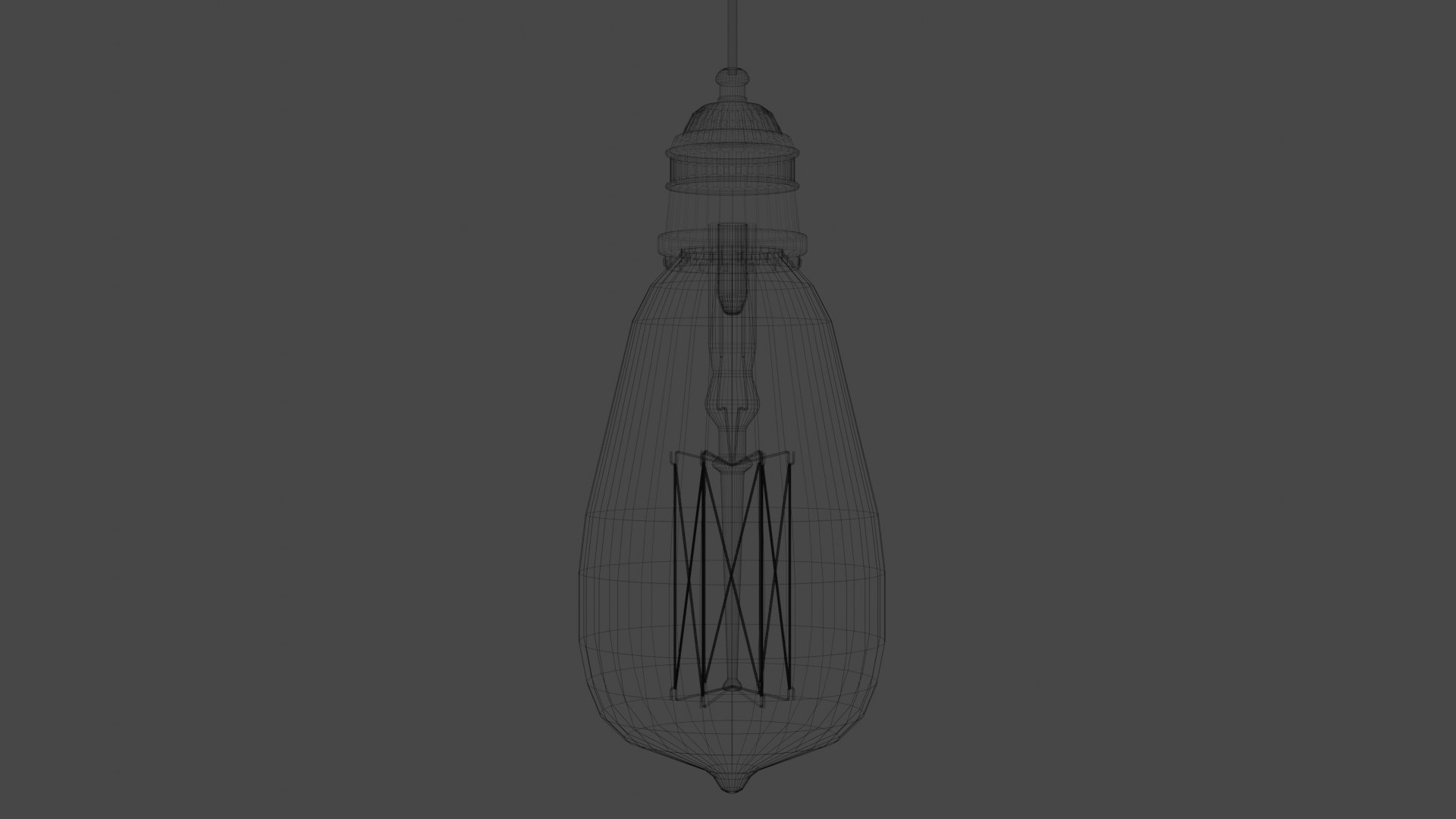 3D Edison Lamp Model - TurboSquid 2389578