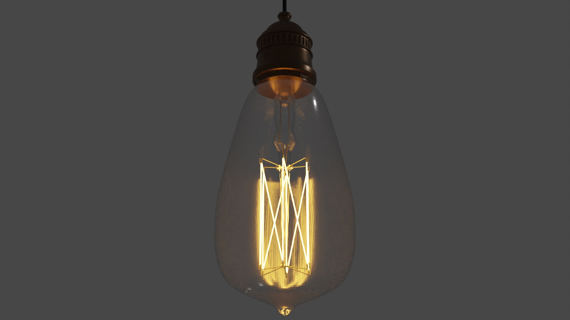 3D Edison Lamp Model - TurboSquid 2389578