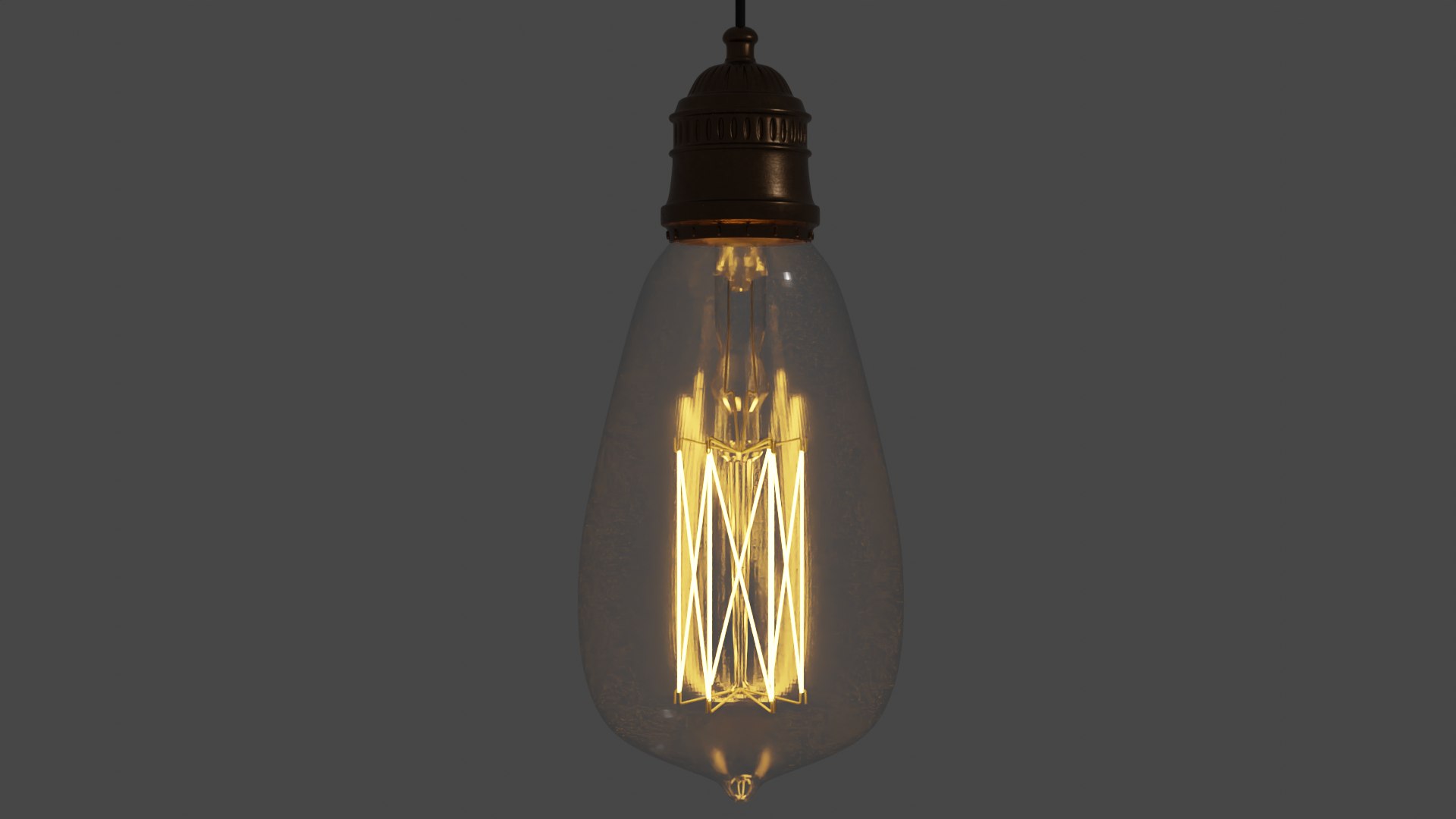 3D Edison Lamp Model - TurboSquid 2389578