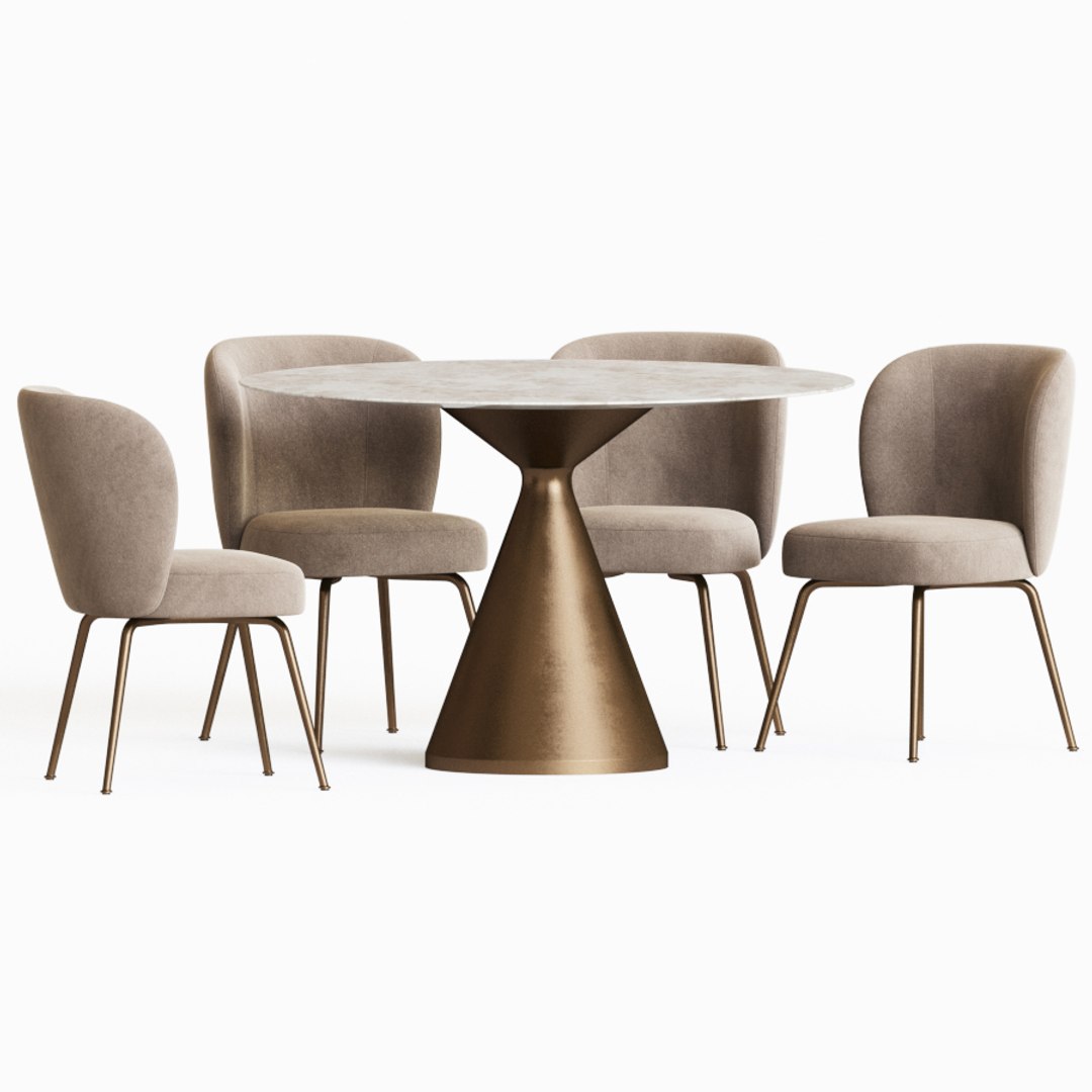 Greer dining chair model - TurboSquid 1620075