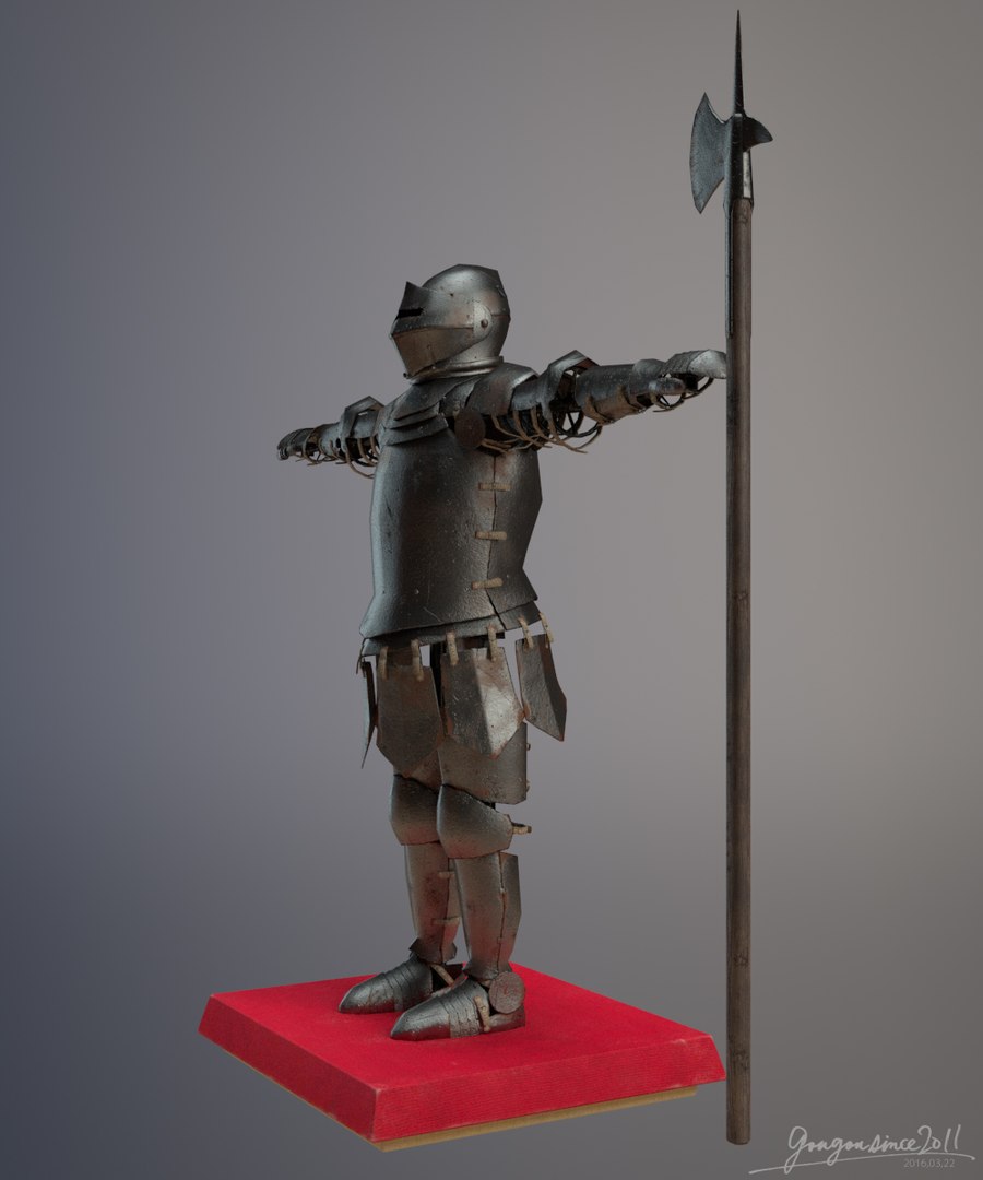 Medieval Plate Armor 3D - TurboSquid 1247423