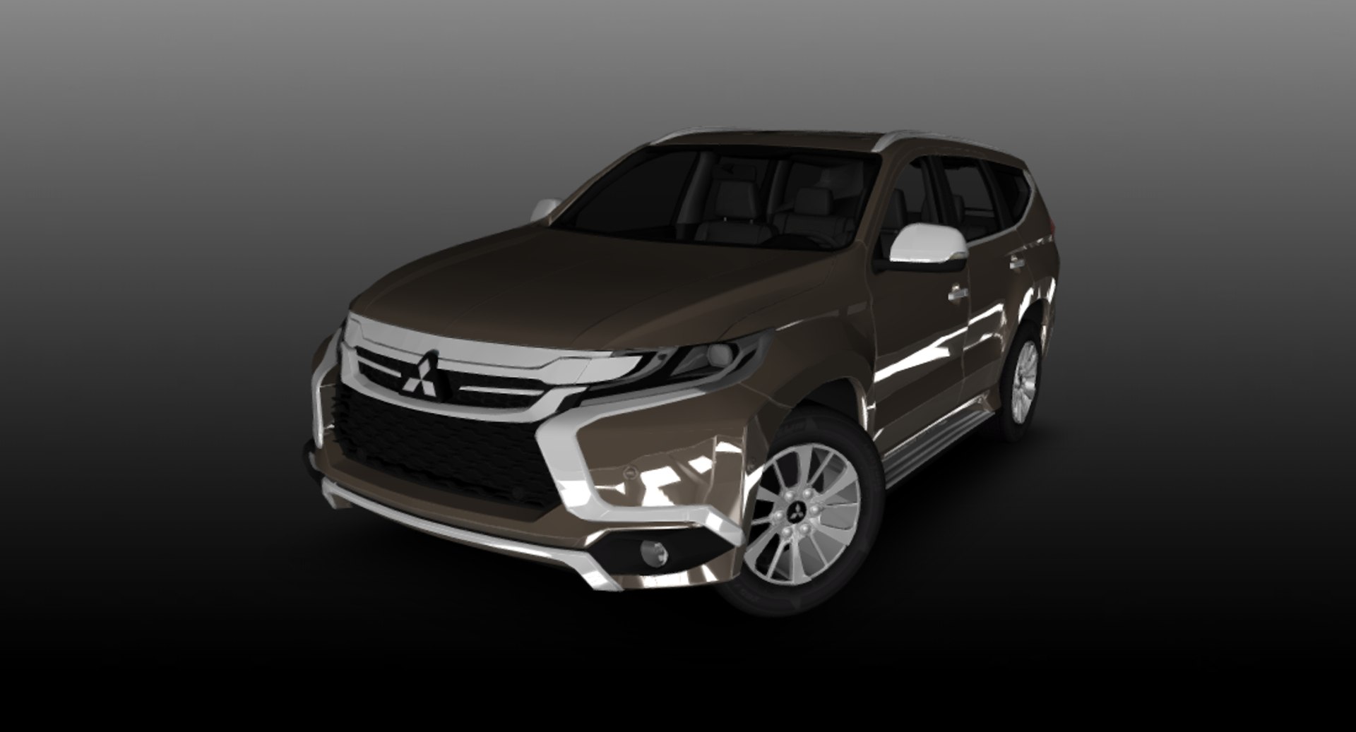 3d Mitsubishi Montero Sport Gt Model