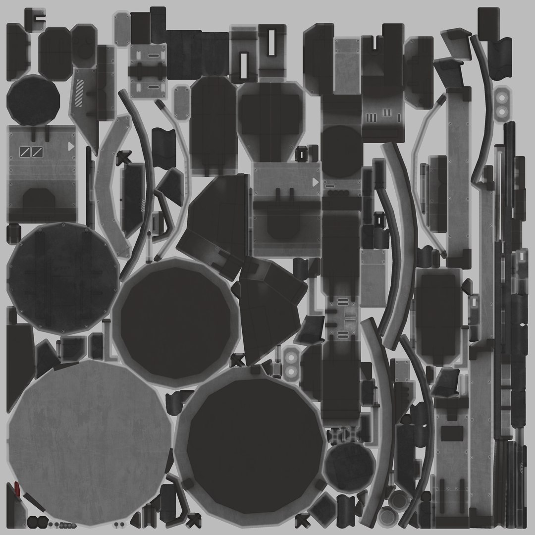 3D model Prototype turret collection - TurboSquid 2148136