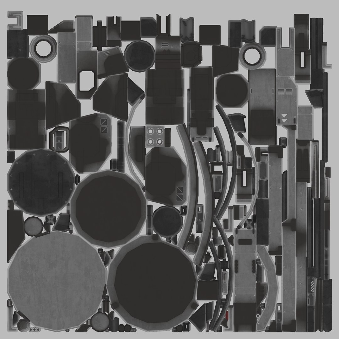 3D model Prototype turret collection - TurboSquid 2148136