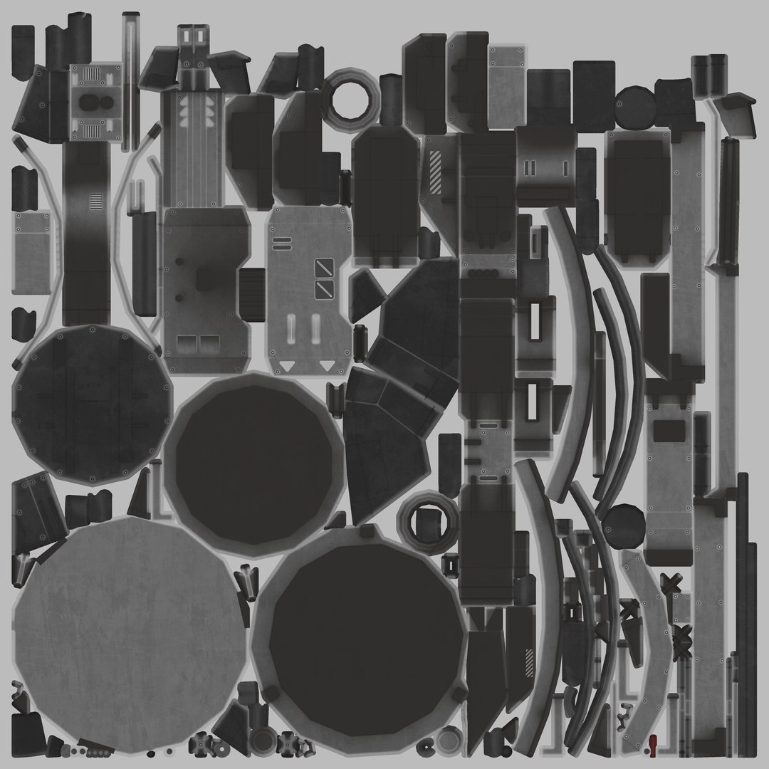 3D model Prototype turret collection - TurboSquid 2148136