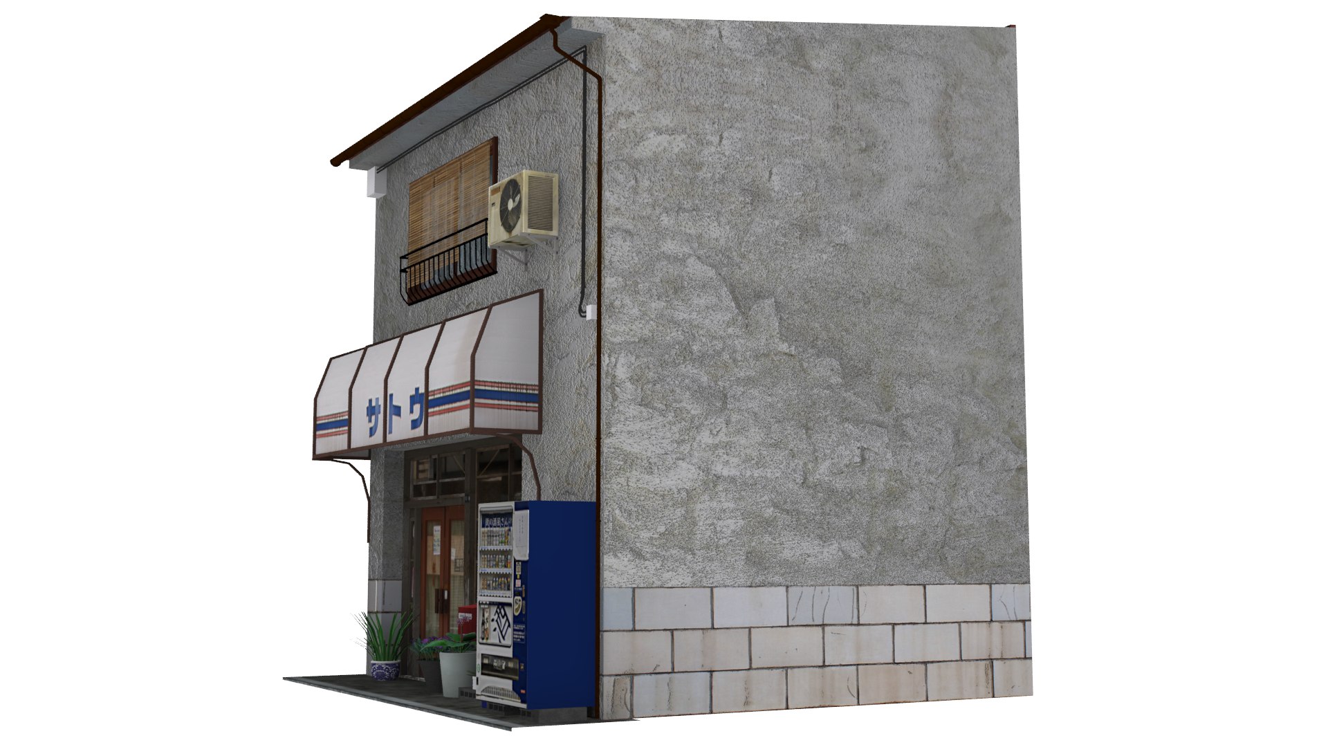 3D old tokyo store - TurboSquid 1447476
