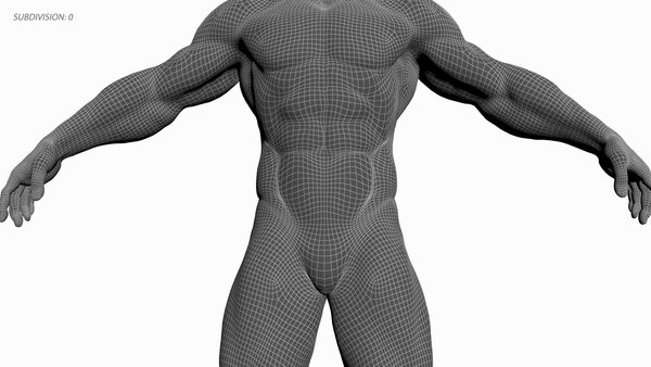 modelo 3d Personaje de hombre musculoso - TurboSquid 2188649