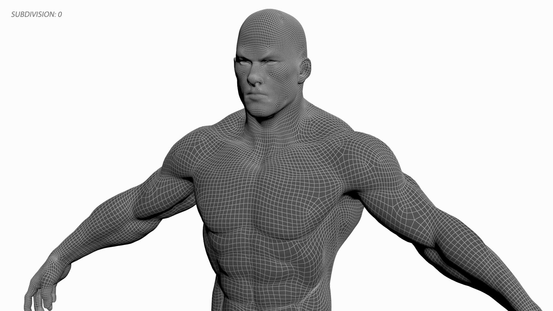 Muscle Man Character 3D - TurboSquid 2188649