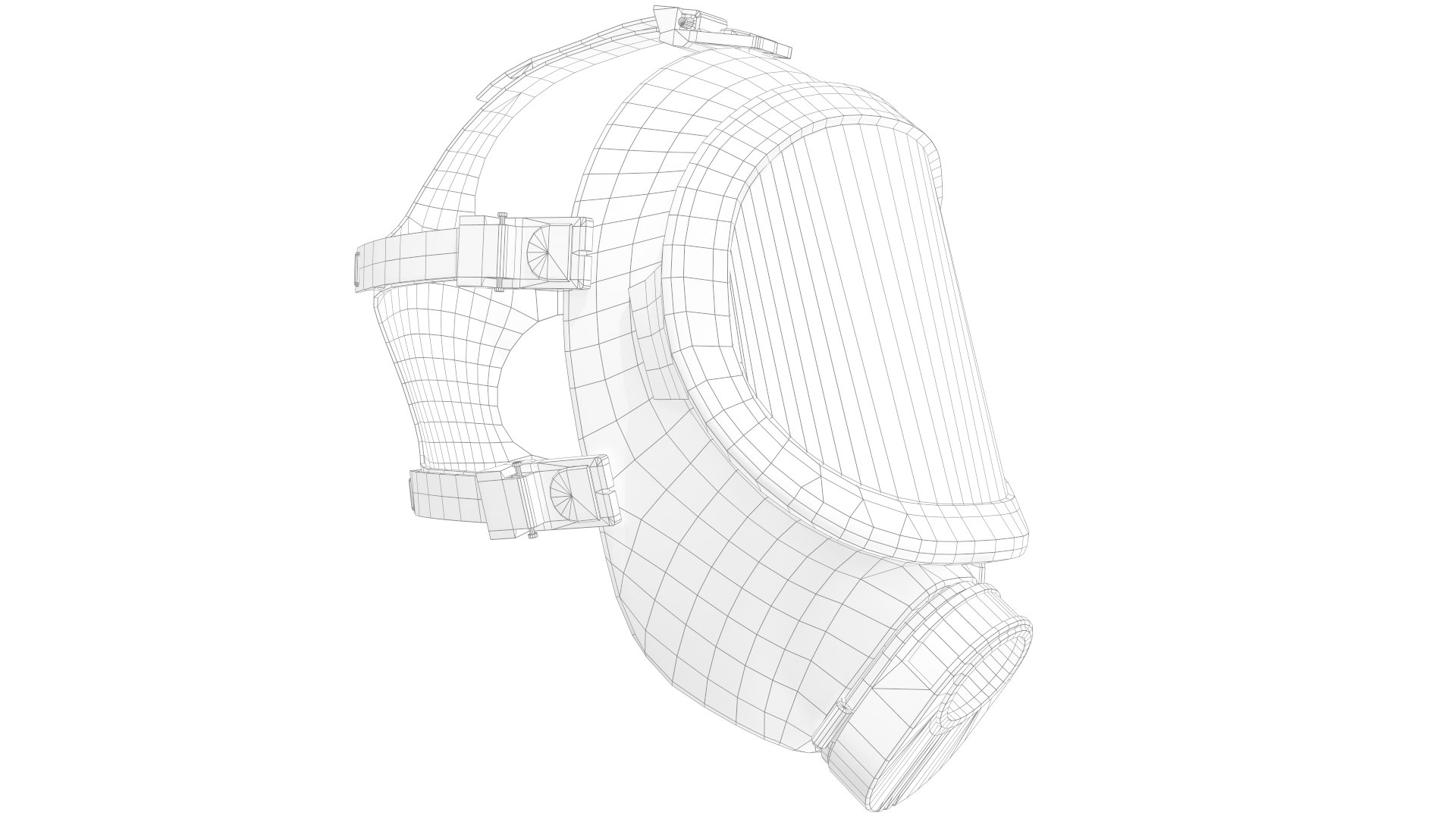 Gas Mask Respirator Model - TurboSquid 1548088