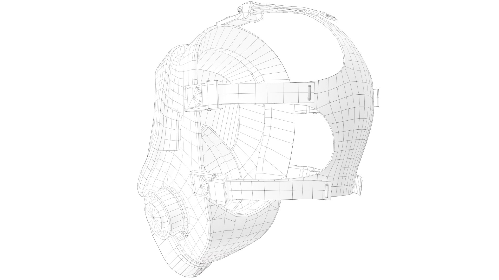 Gas Mask Respirator Model - TurboSquid 1548088