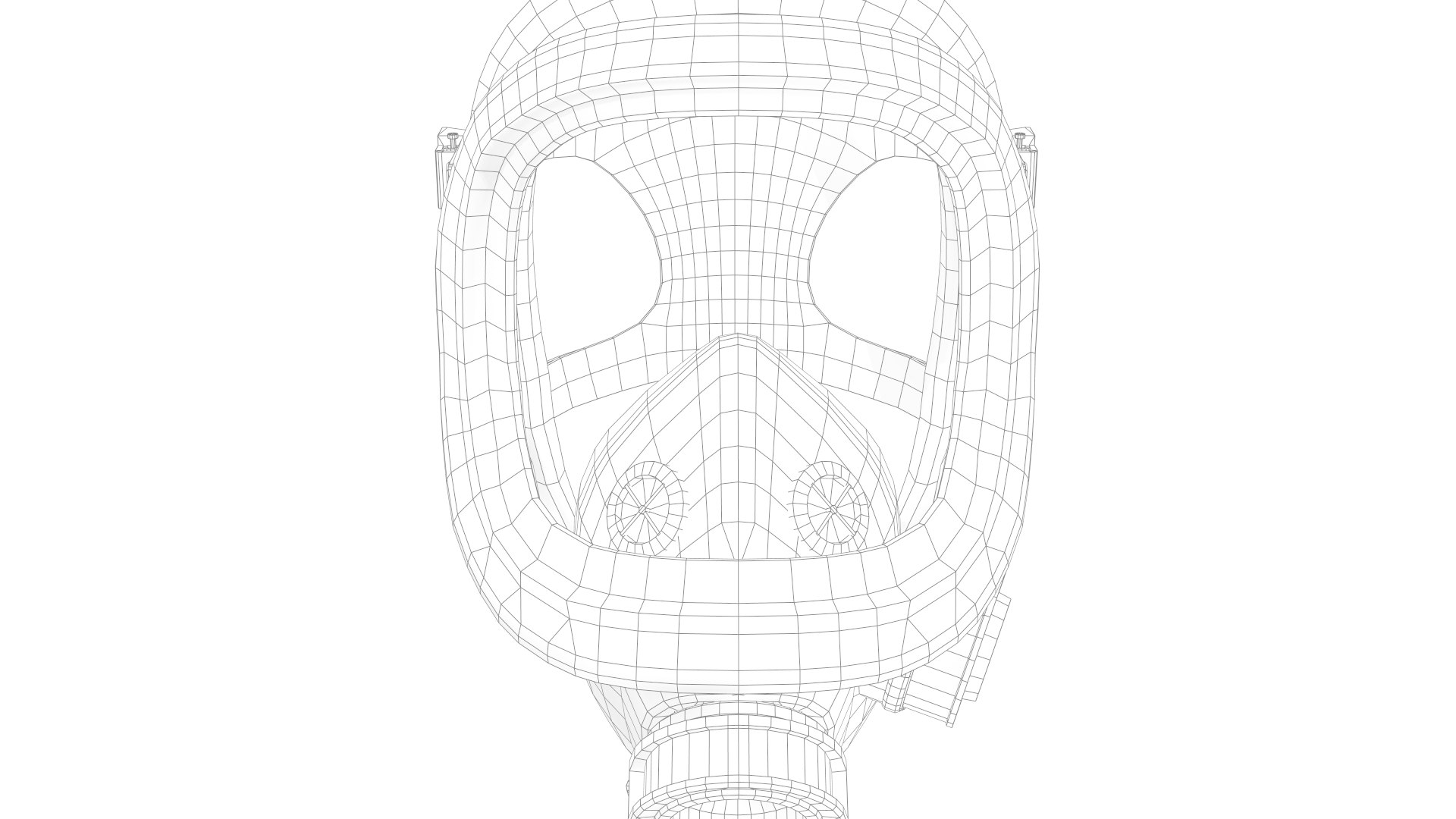 Gas Mask Respirator Model - TurboSquid 1548088