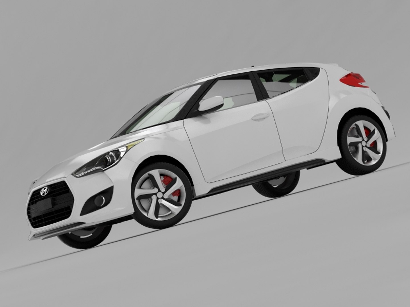 3d Model Hyundai Veloster Turbo 2013