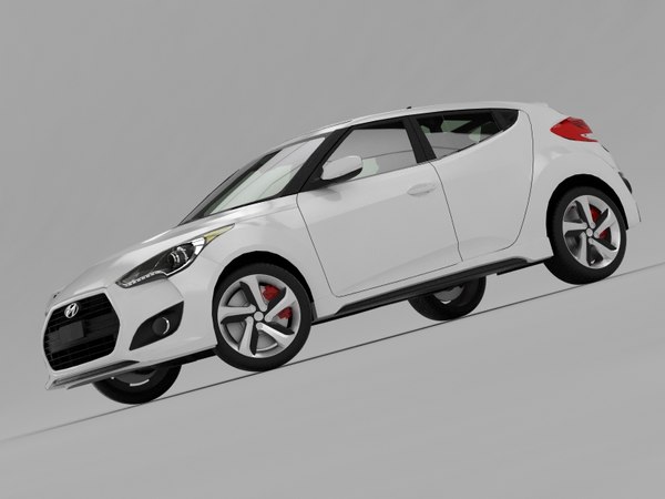 3d model hyundai veloster turbo 2013