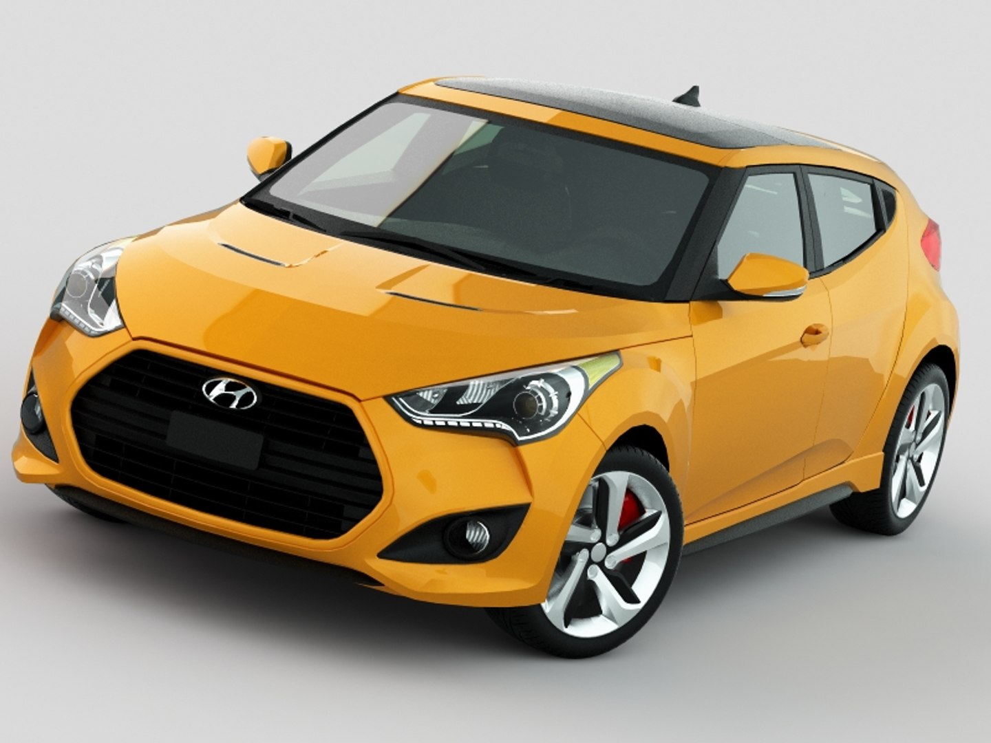3d Model Hyundai Veloster Turbo 2013