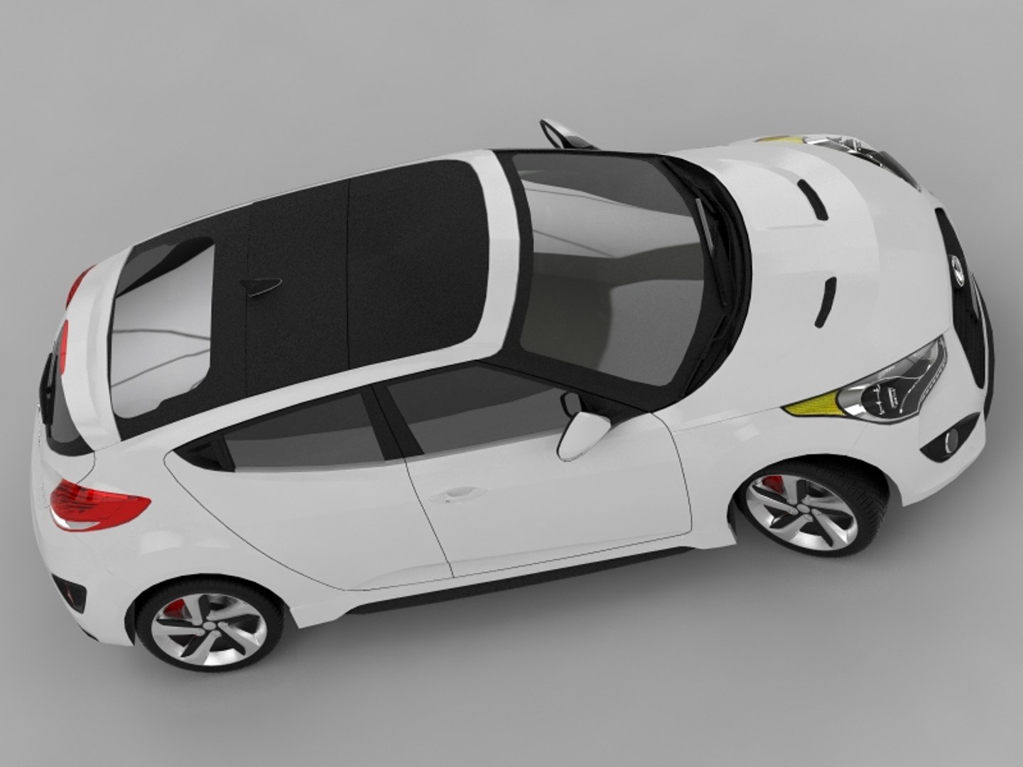 3d Model Hyundai Veloster Turbo 2013