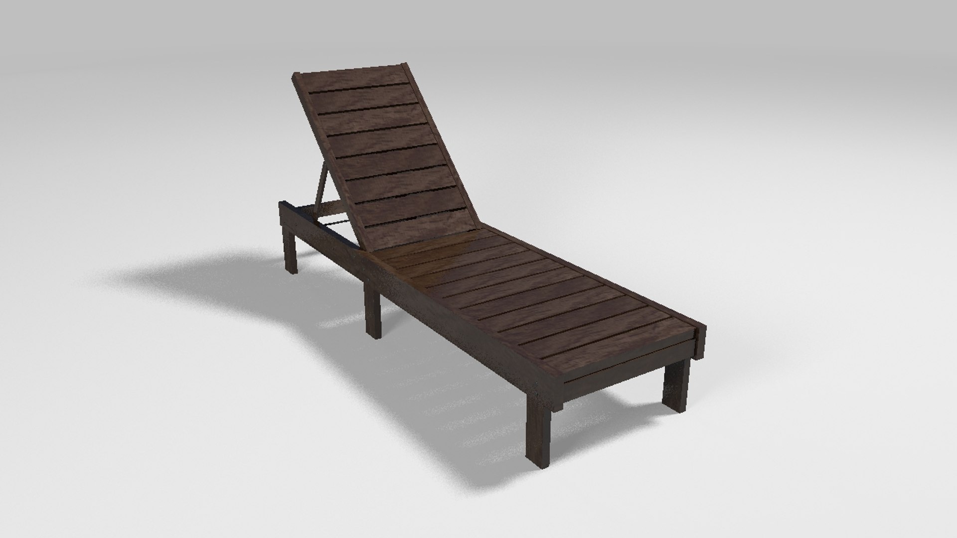 3d model of pool chair