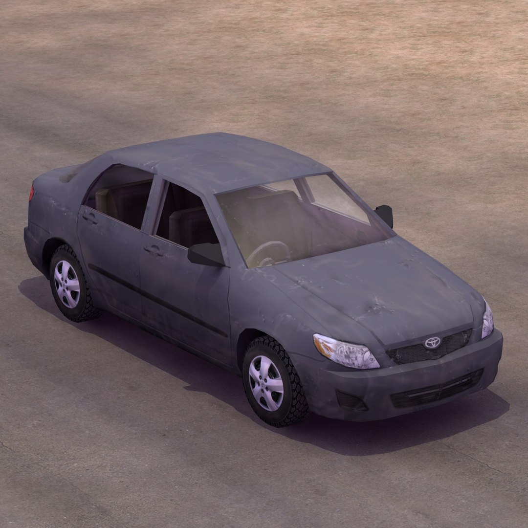 3ds Damaged Toyota Corolla Use