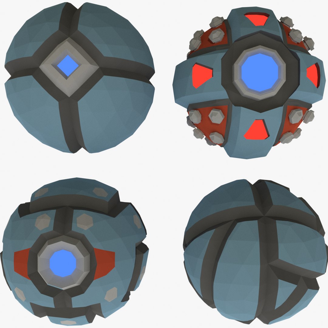 Sci-fi Balls 3D - TurboSquid 2268771