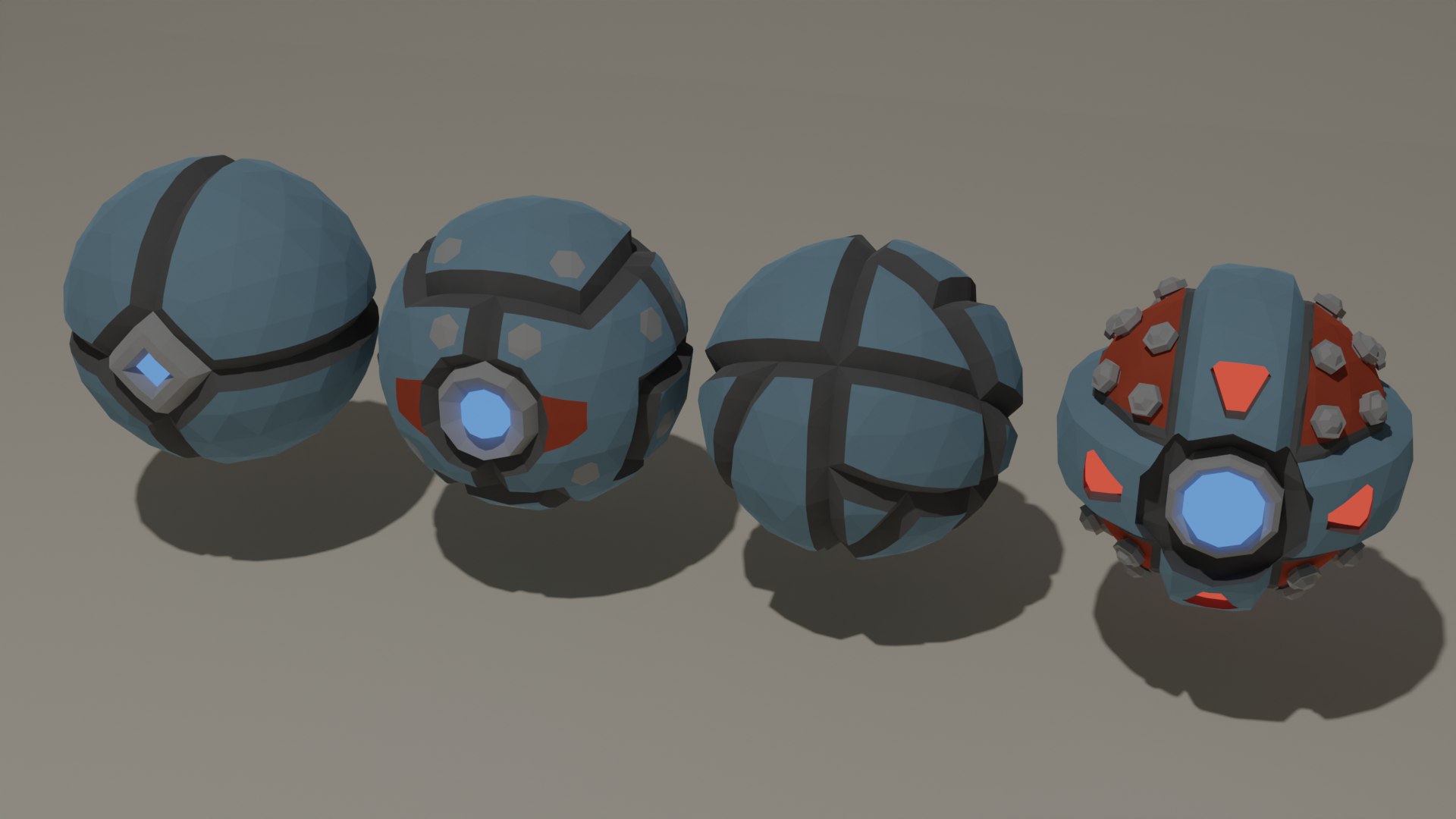 Sci-fi Balls 3D - TurboSquid 2268771