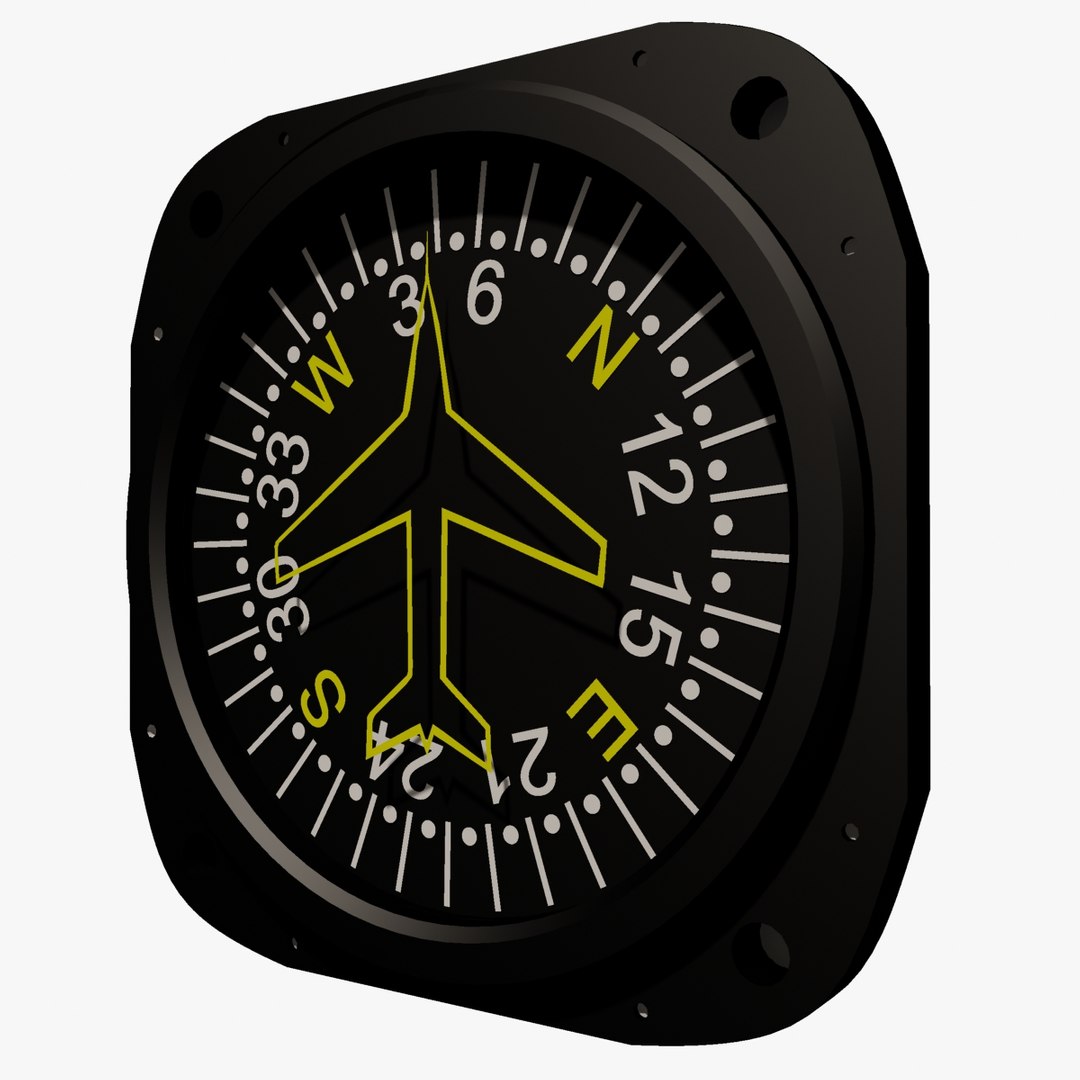 3ds max aircraft compass