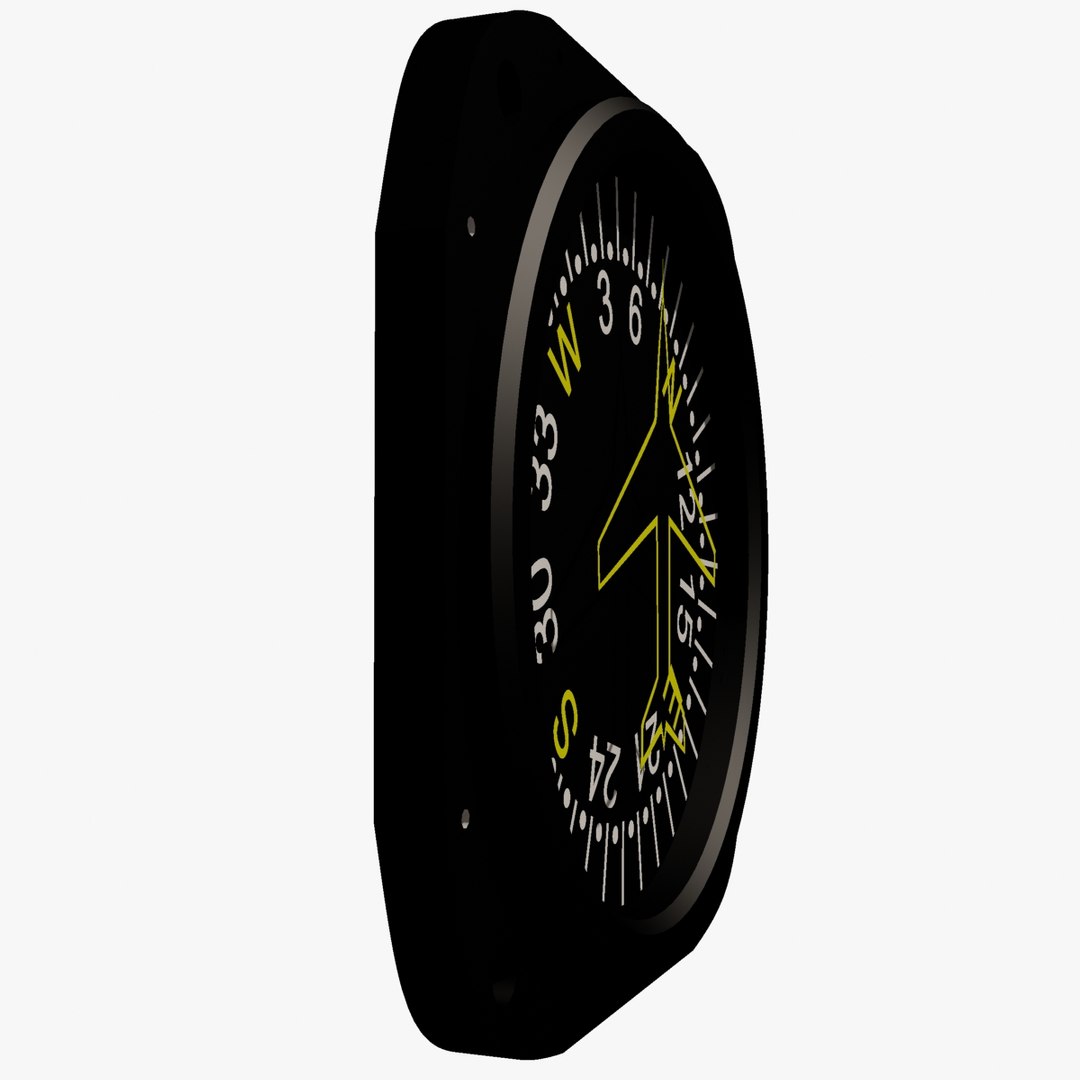 3ds max aircraft compass