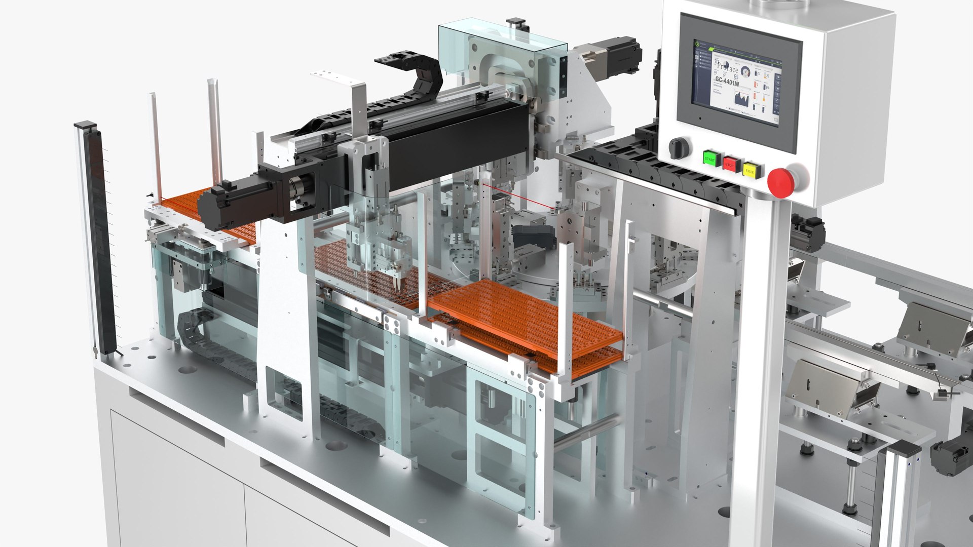 Automatic Electronic IM Terminal Assembly Machine 3D Model - TurboSquid ...