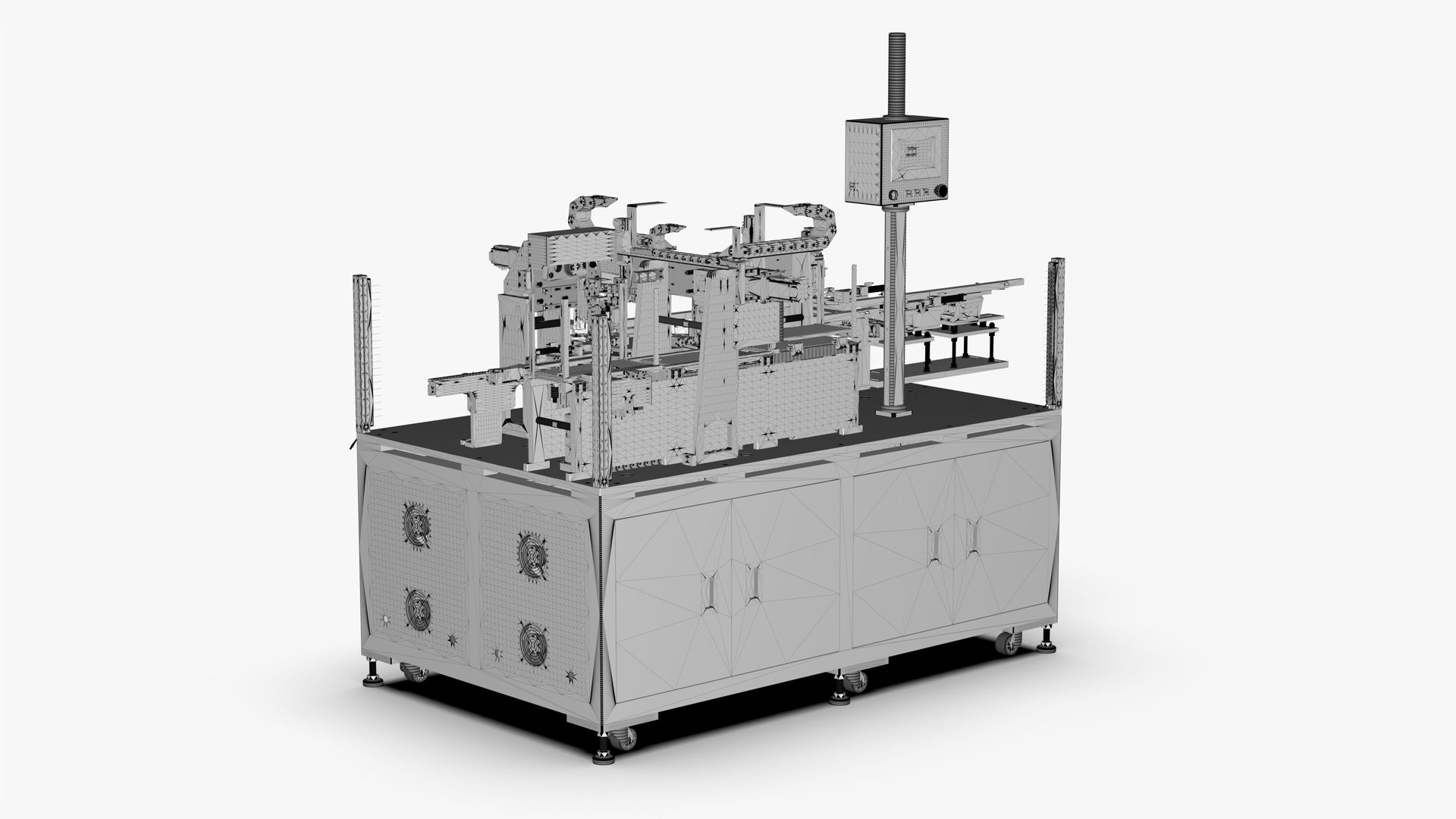 Automatic Electronic IM Terminal Assembly Machine 3D Model - TurboSquid ...