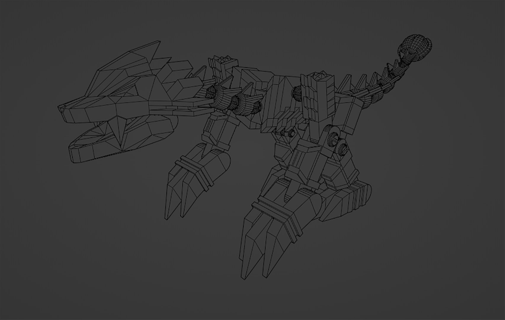 3D Robot Dragon Model - TurboSquid 2061514