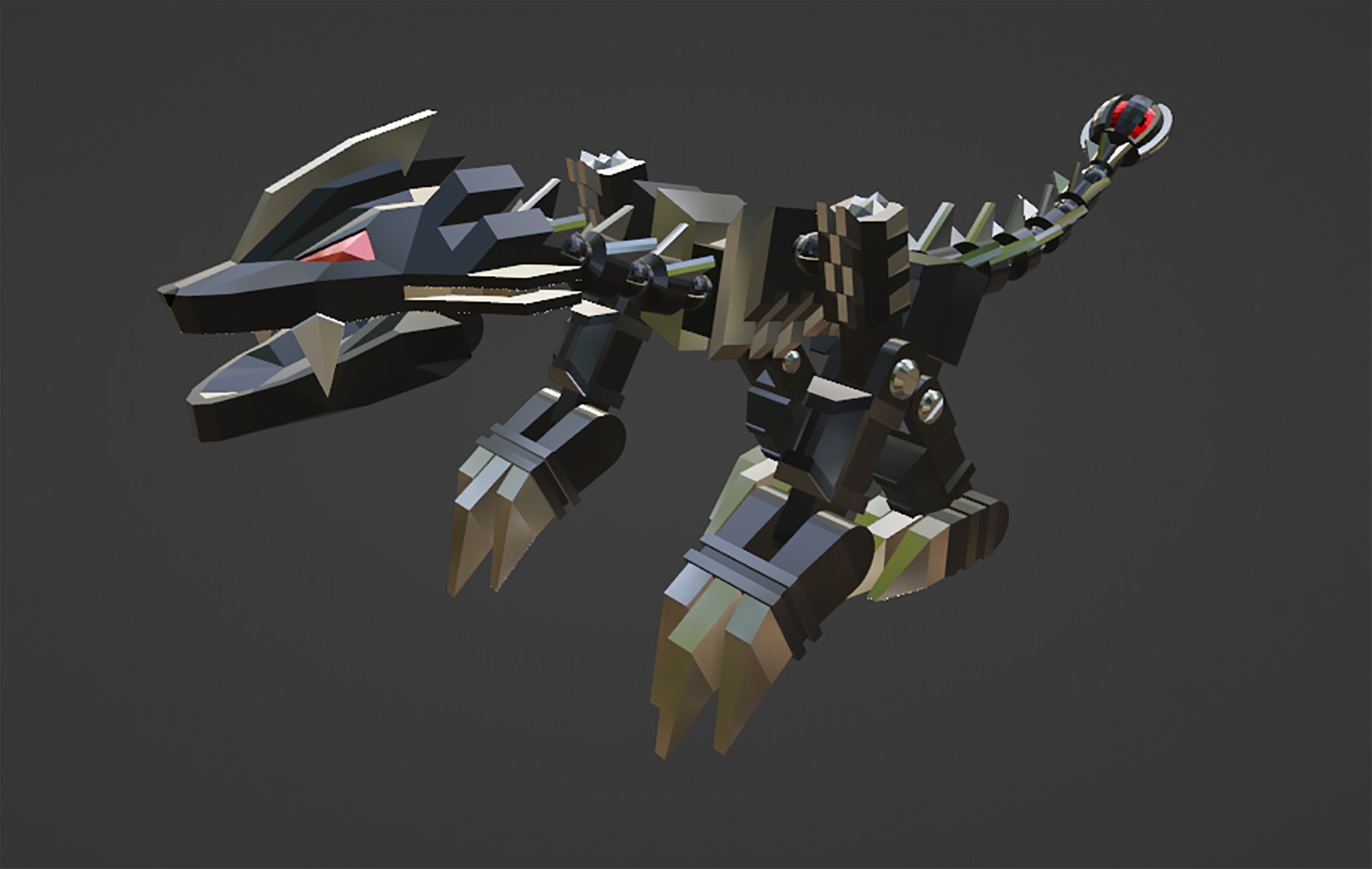 3D Robot Dragon Model - TurboSquid 2061514