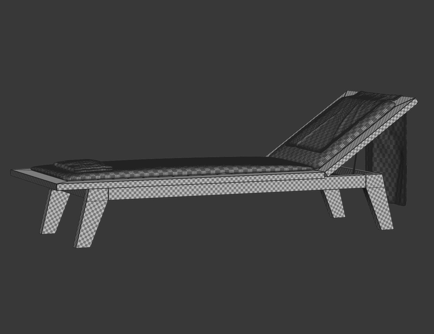 Tea House Sunbed 3D Model - TurboSquid 1651368