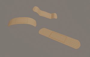 Rigged Band Aid 3D Models For Download | TurboSquid