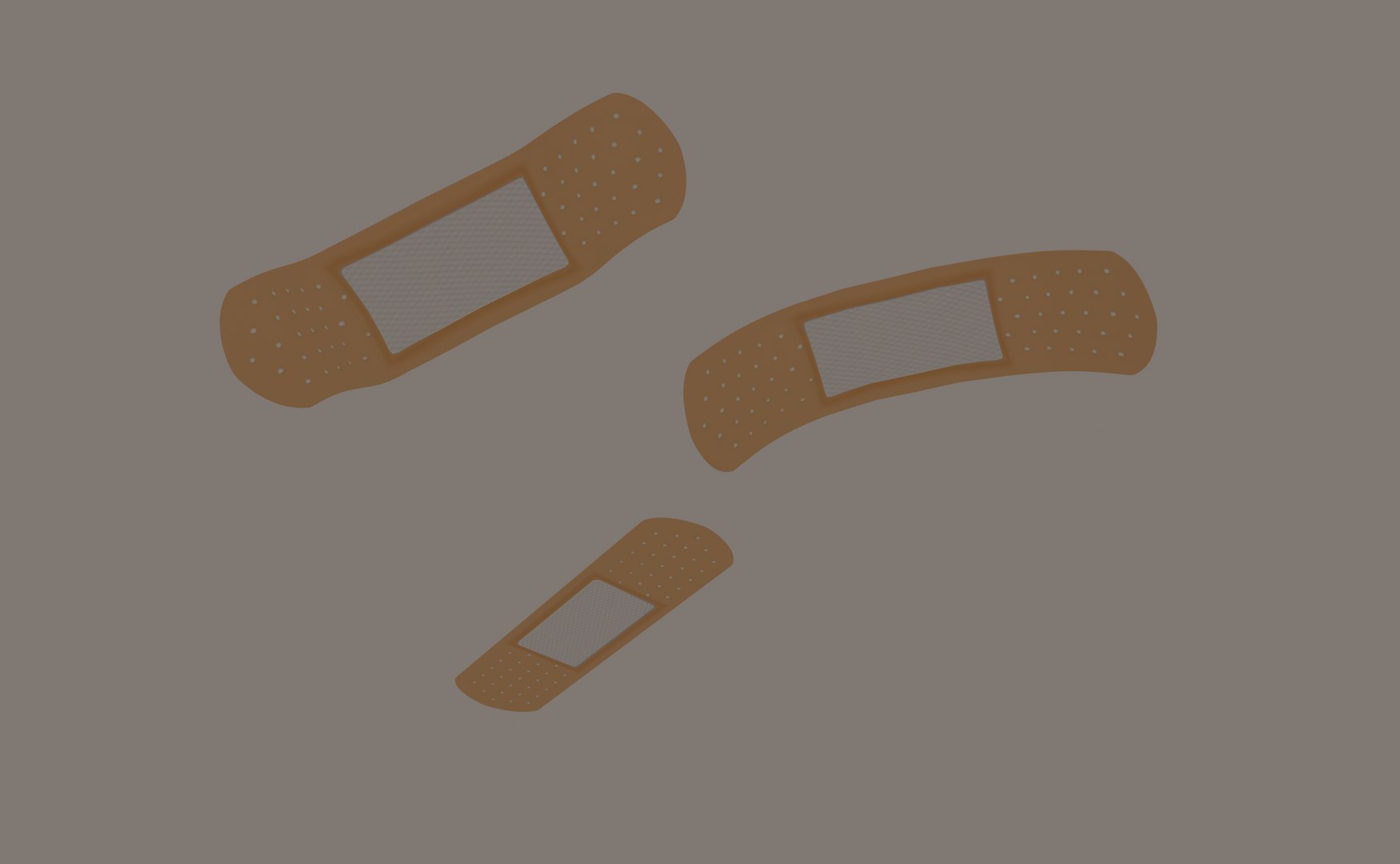 3D Sticking Plaster Model - TurboSquid 1610635