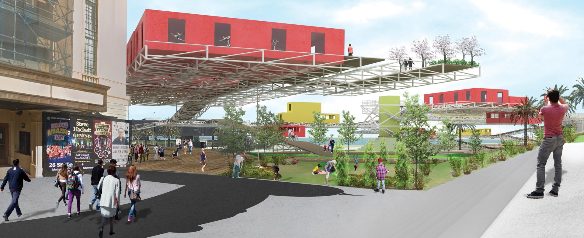 Radical beach side masterplan 3D model - TurboSquid 1717652