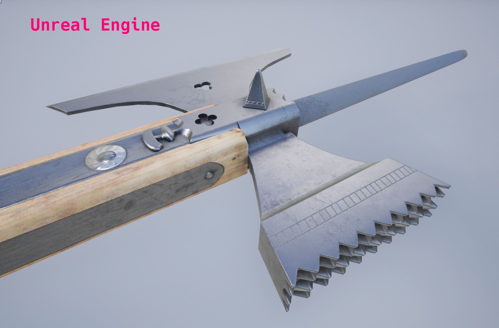 3D Historically Knightly Pole Axe - TurboSquid 1421502