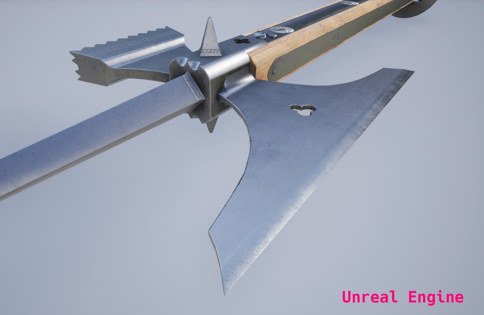 3D Historically Knightly Pole Axe - TurboSquid 1421502
