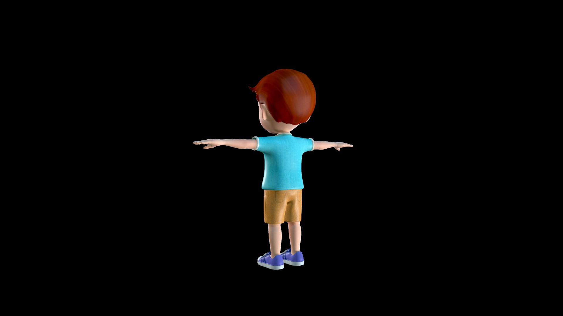 3D Cartoon Boy Rigged Character - TurboSquid 2095422