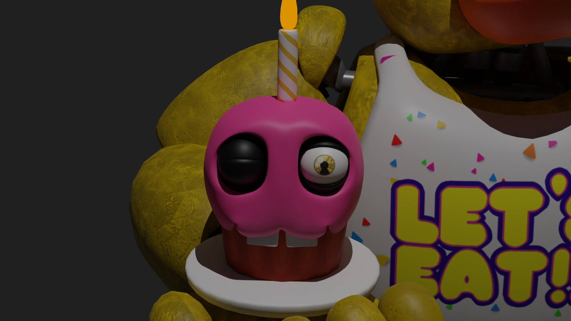 3D Fnaf Chica the Chicken model - TurboSquid 2099863