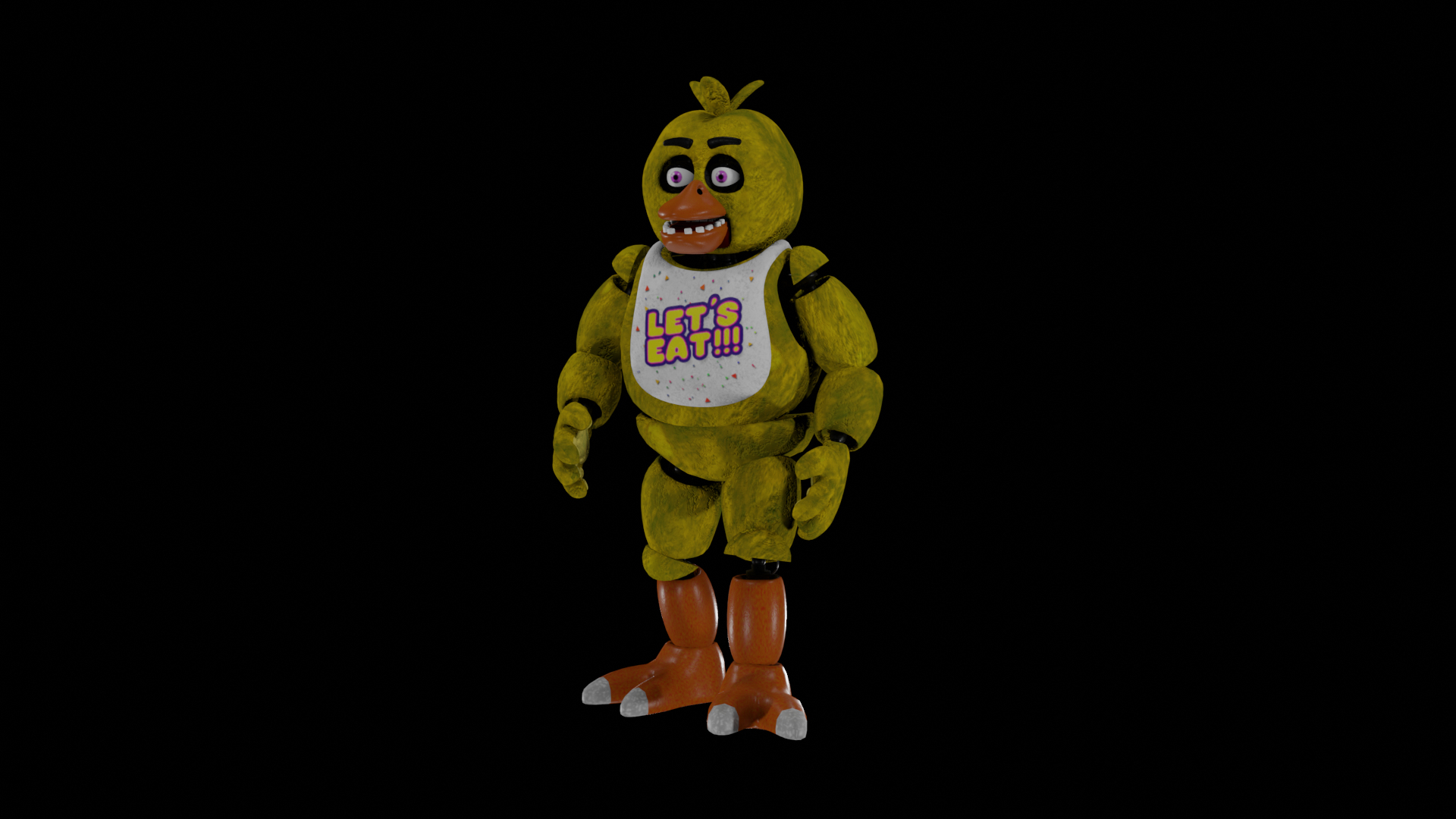 3D Fnaf Chica The Chicken Model - TurboSquid 2099863