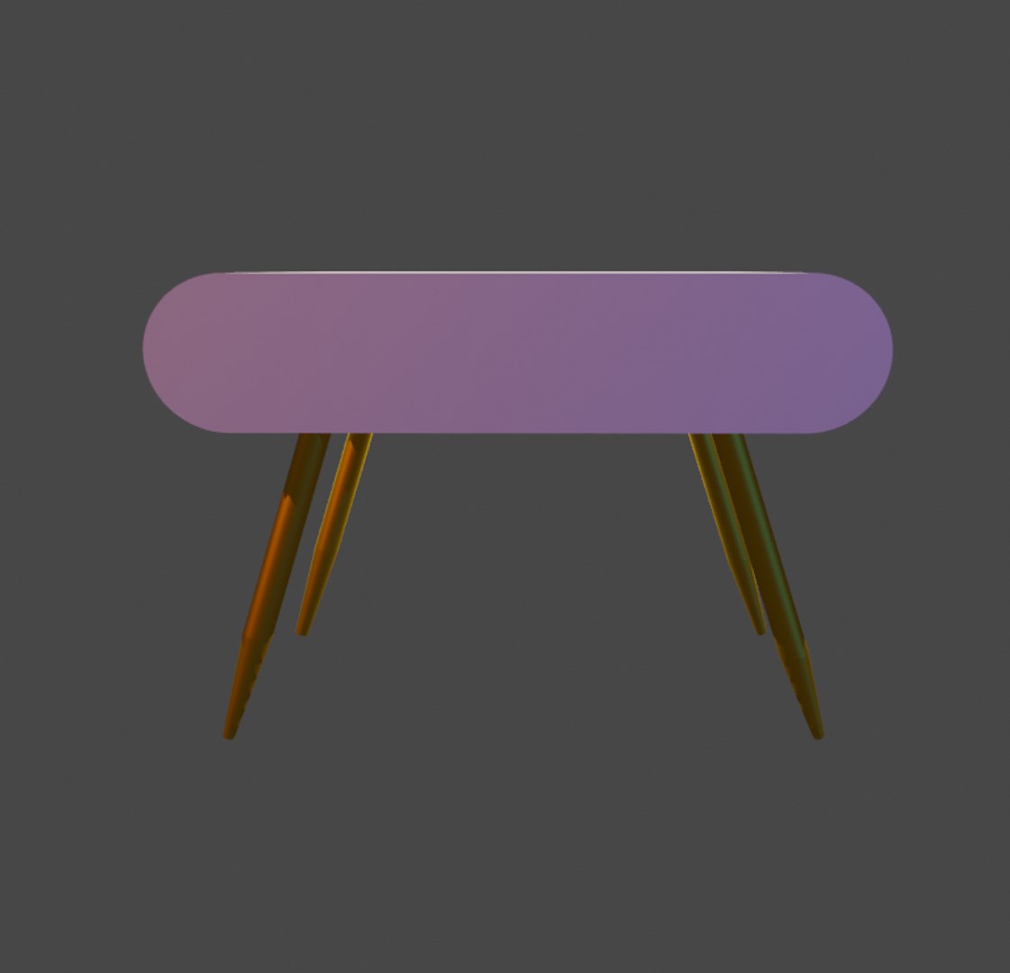 Free Modern Table 3D Model - TurboSquid 1422108