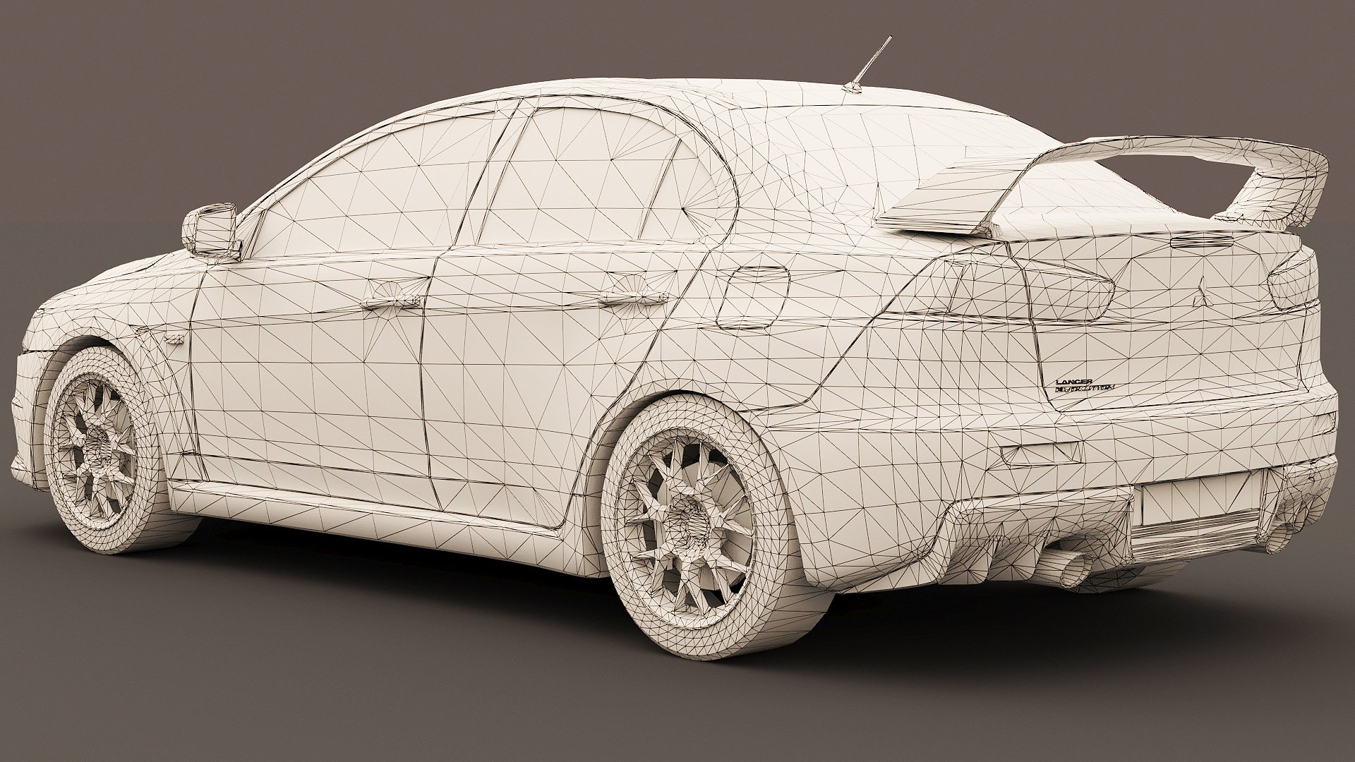 Mitsubishi Lancer Evolution Evo 10 2015 3D - TurboSquid 2195517
