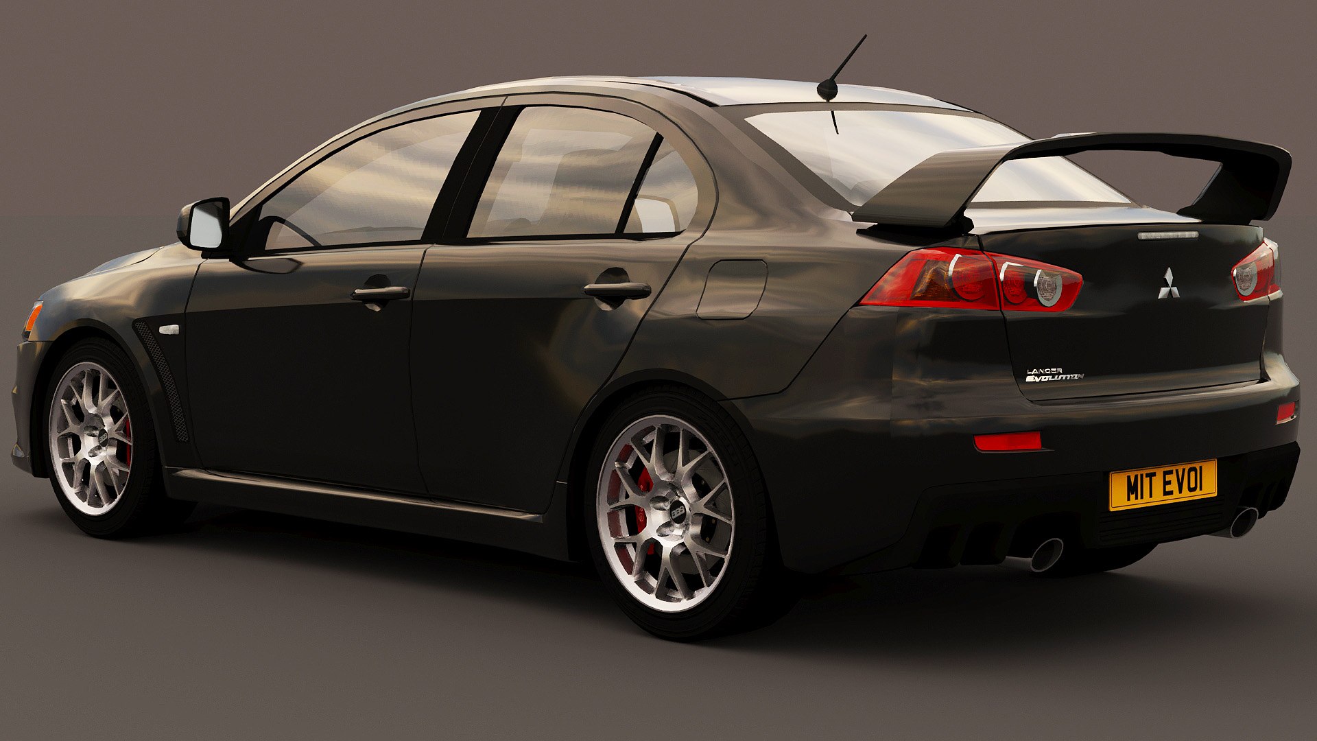 Mitsubishi Lancer Evolution Evo 10 2015 3D - TurboSquid 2195517