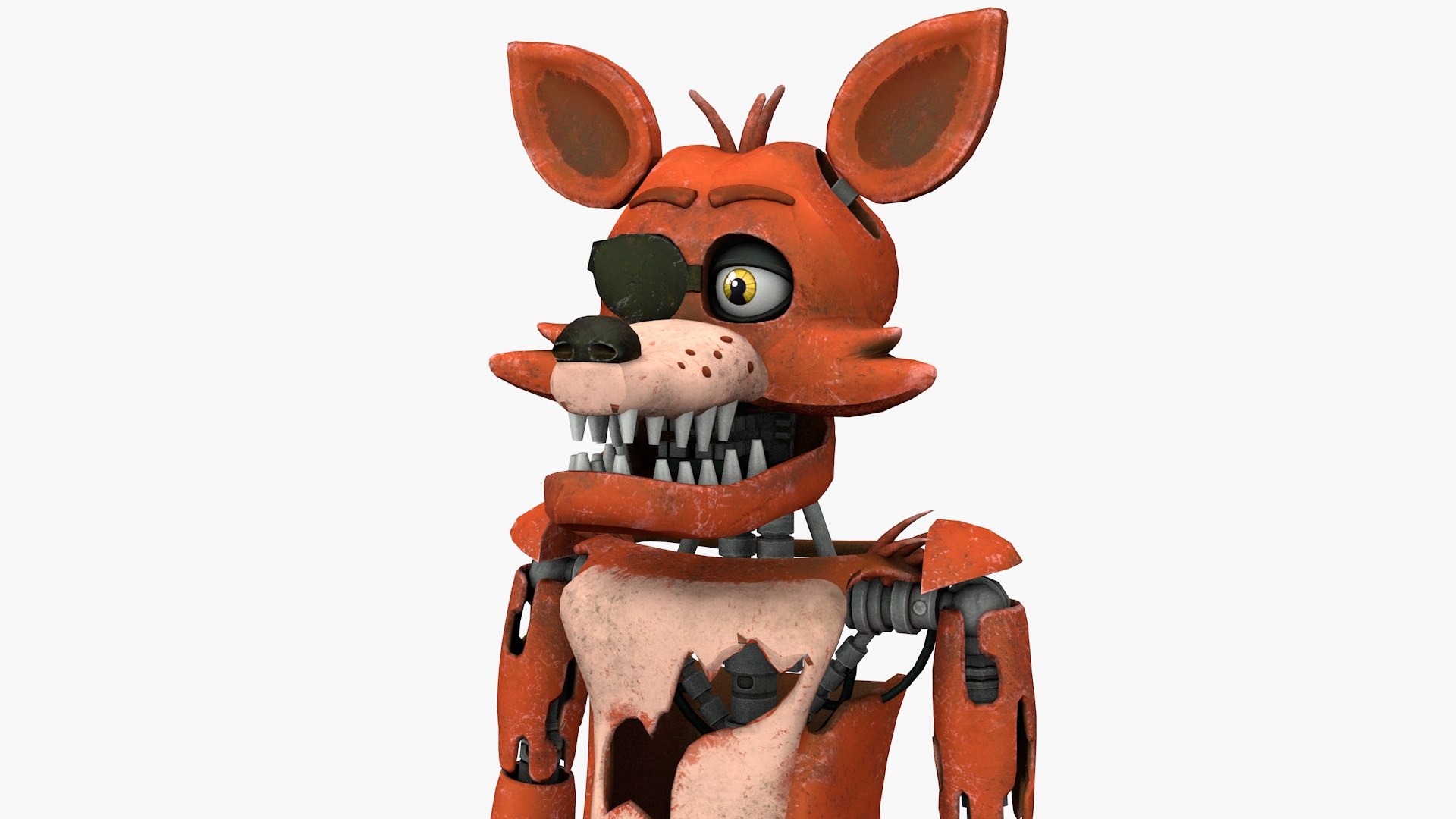 Foxy 3D Model - TurboSquid 2116725