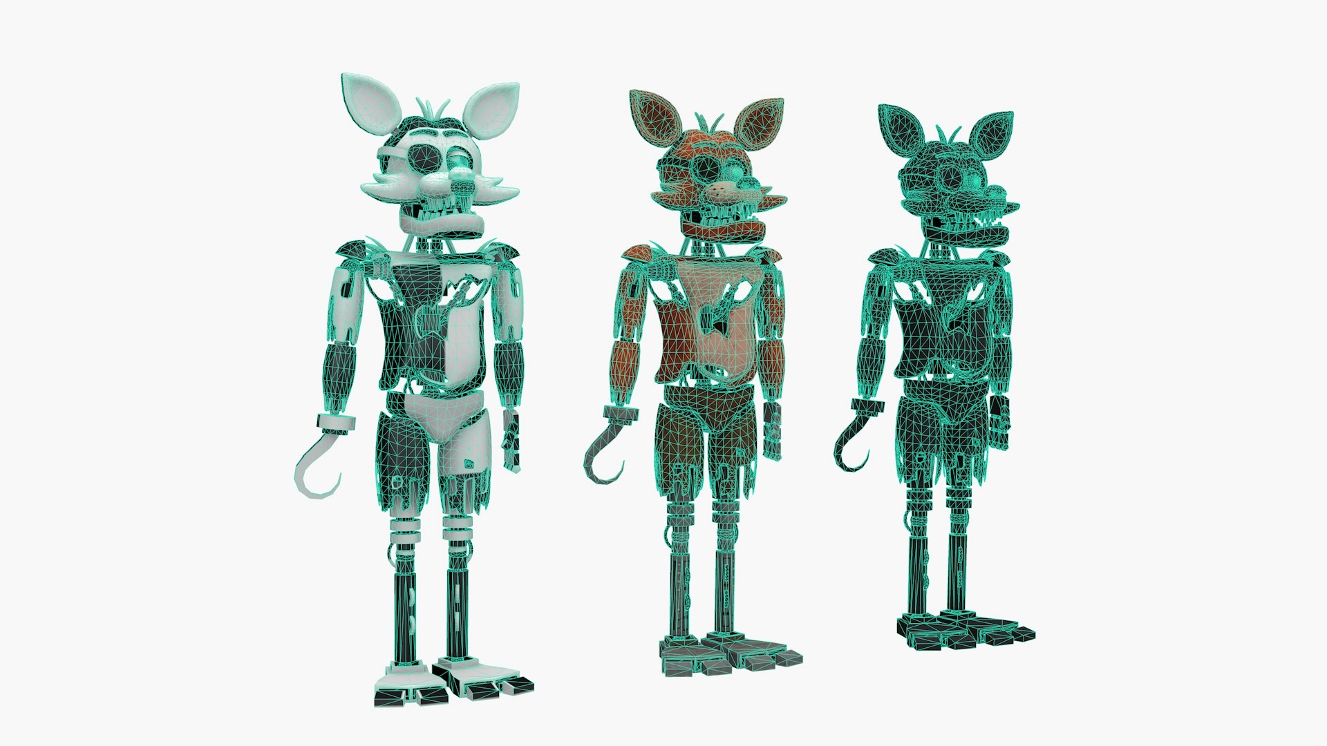 Foxy 3D Model - TurboSquid 2116725