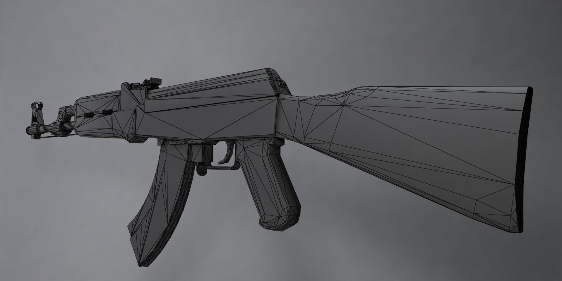 3d Ak-47 Assault Rifle