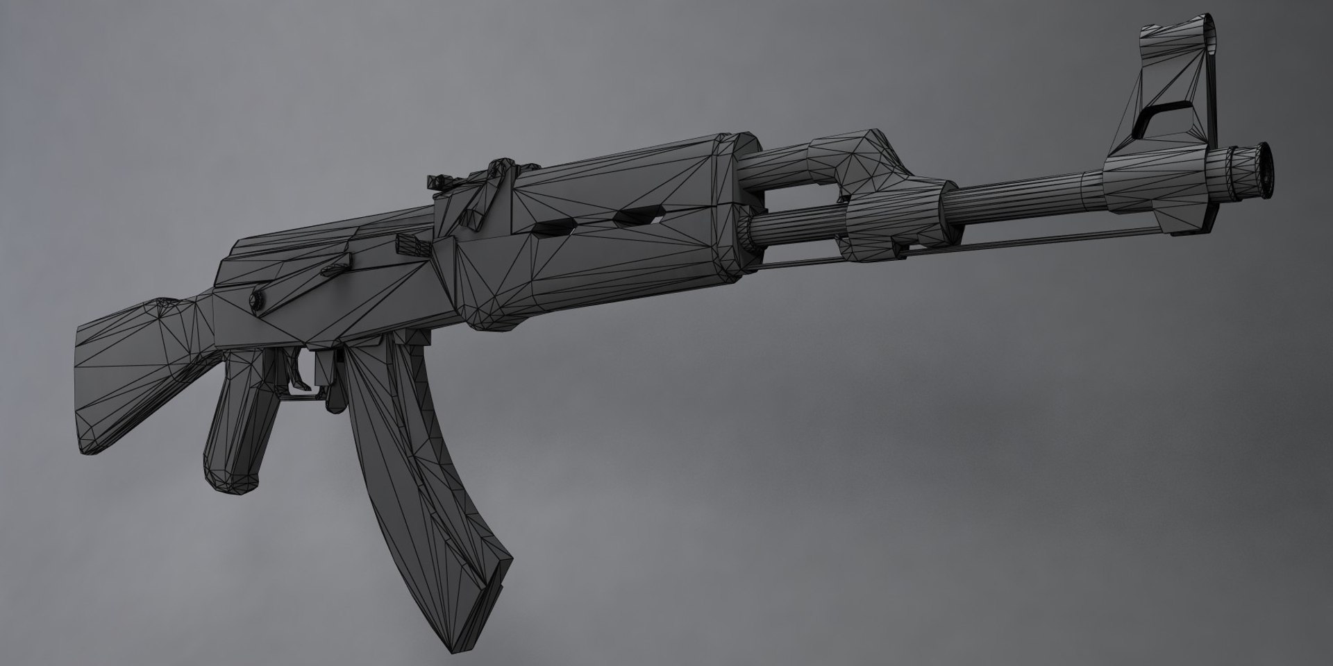 3d Ak-47 Assault Rifle