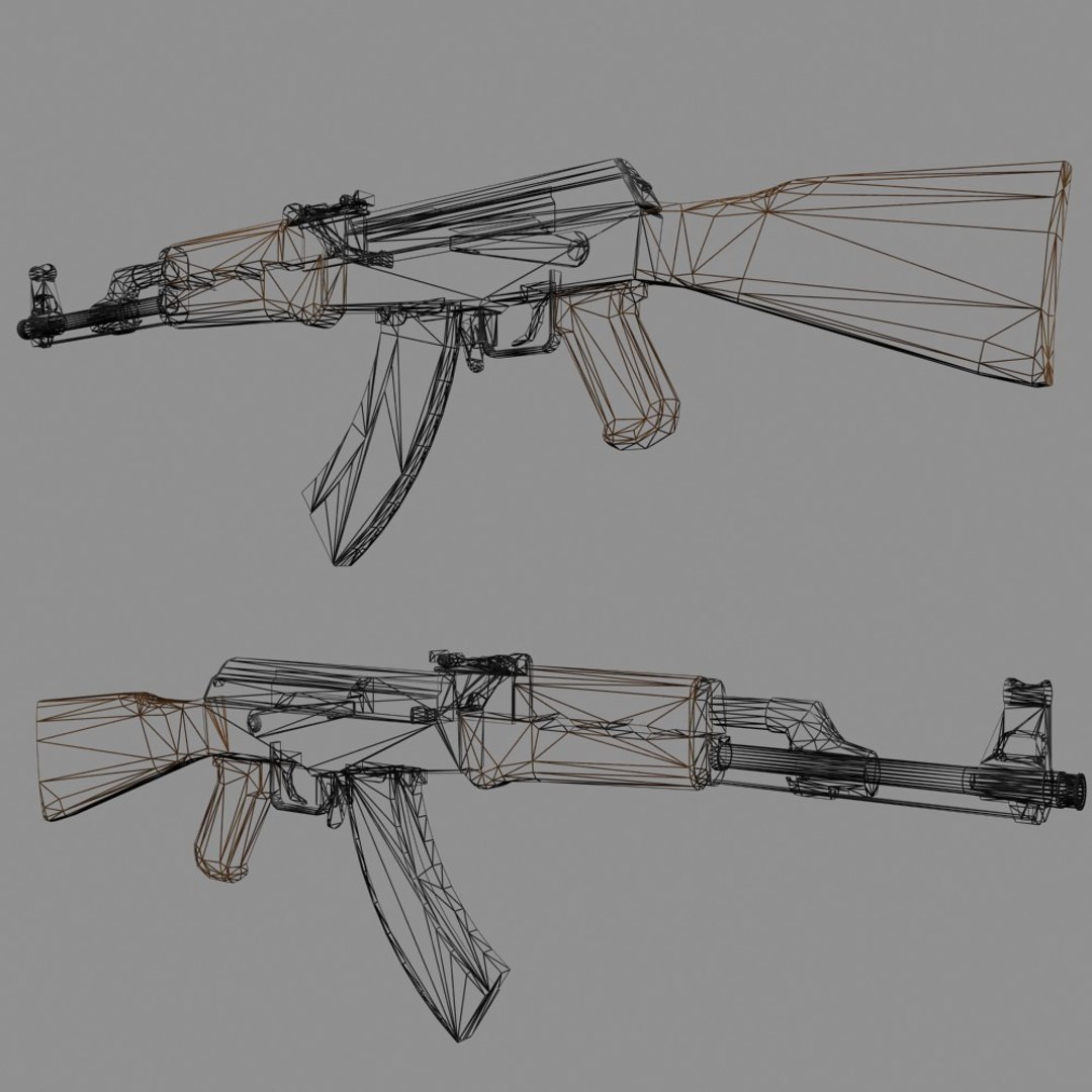 3d Ak-47 Assault Rifle