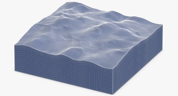 3D model water cross sections 01 - TurboSquid 1320356