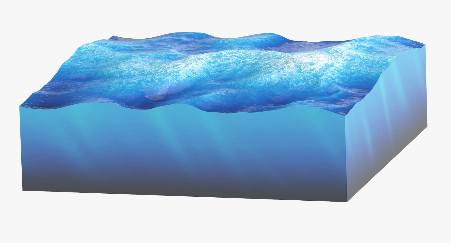 3D Model Water Cross Sections 01 - TurboSquid 1320356