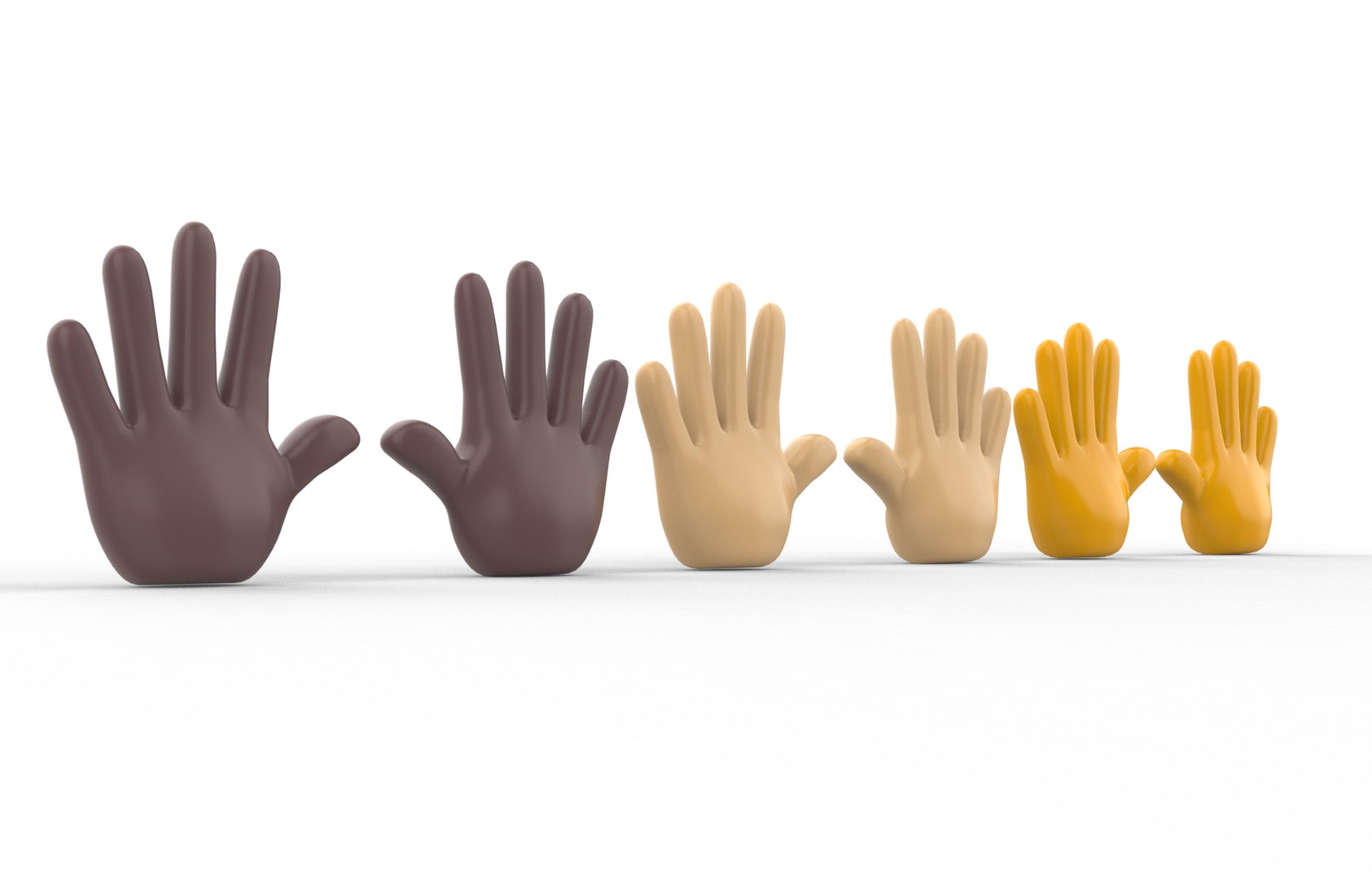 3D Human Hand 3D Model - TurboSquid 2341293