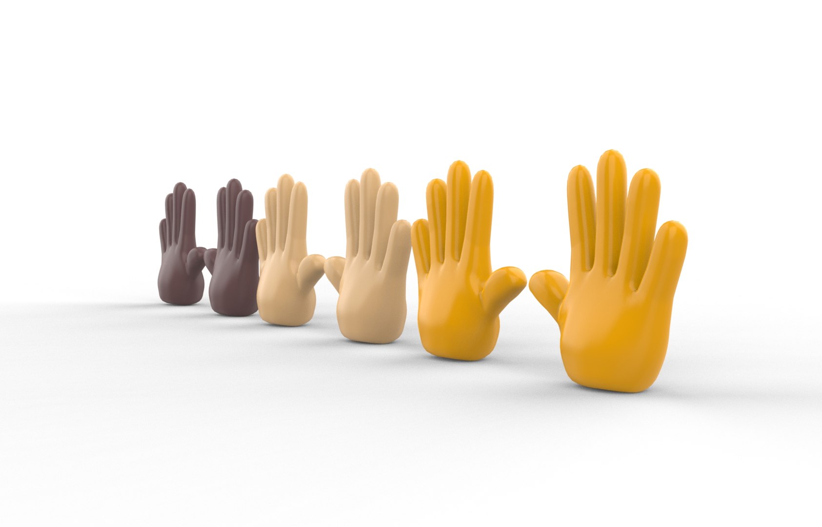 3D Human Hand 3D Model - TurboSquid 2341293